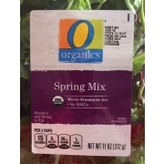 O Organics Spring Mix: Calories, Nutrition Analysis & More | Fooducate