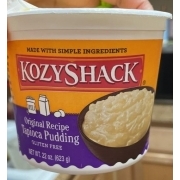 Kozy Shack Pudding, Old Fashioned Tapioca: Calories, Nutrition Analysis ...