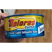 Dolores Chunk Light Yellowfin Tuna, In Water: Calories, Nutrition ...