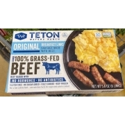Teton Waters Ranch Breakfast Links, 100% Grass Fed Beef: Calories ...