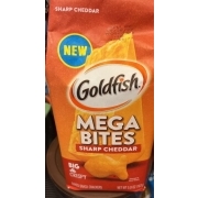 Goldfish Crackers, Baked, Mega Bites, Sharp Cheddar: Calories ...