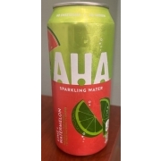 Aha Sparkling Water, Lime + Watermelon: Calories, Nutrition Analysis ...