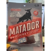 Matador Beef Jerky: Calories, Nutrition Analysis & More | Fooducate