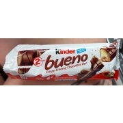 Kinder Chocolate Bar, Crispy Wafer With Creamy Nut Filling: Calories ...