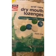 Rite Aid Dry Mouth Lozenges, Oral Care, Mint Mix: Calories, Nutrition ...
