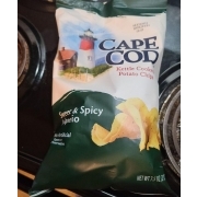 Cape Cod Potato Chips, Kettle Cooked, Sweet & Spicy Jalapeno: Calories ...