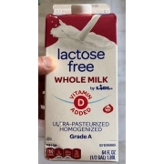 Lidl Milk, Whole, Grade A, Lactose Free: Calories, Nutrition Analysis ...