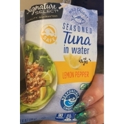 Signature Select Seasoned Tuna In Water, Lemon Pepper: Calories ...