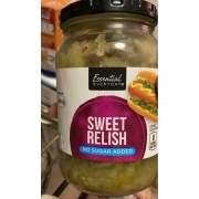 Essential Everyday Sweet Relish: Calories, Nutrition Analysis & More ...