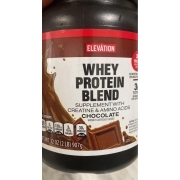 Elevation Whey Protein Blend, Chocolate: Calories, Nutrition Analysis ...