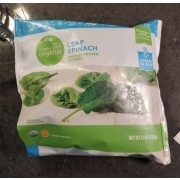 Simple Truth Organic Leaf Spinach, Freshly Frozen: Calories, Nutrition ...