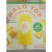 Halo Top Fruit Pops, Pineapple: Calories, Nutrition Analysis & More ...