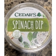 Cedar's Spinach Dip: Calories, Nutrition Analysis & More | Fooducate
