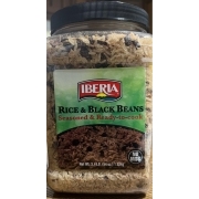 Iberia Rice & Black Beans, Seasoned: Calories, Nutrition Analysis ...