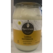 Spectrum Mayonnaise, Canola, Expeller Pressed Oil: Calories, Nutrition ...