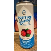 Positive Sparkling Water, Immunity Boost, Tropical Berry: Calories ...