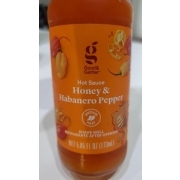 Good & Gather Hot Sauce, Honey & Habanero Pepper: Calories, Nutrition ...
