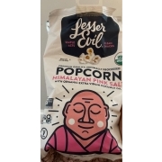 Lesser Evil Popcorn, Buddha Bowl, Himalayan Pink: Calories, Nutrition ...