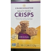 Crunchmaster Crisps, Original, Multi-Seed: Calories, Nutrition Analysis ...