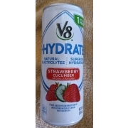 V8 Hydrate, Natural Electrolytes, Strawberry Cucumber: Calories ...
