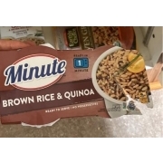 Minute Brown Rice & Quinoa: Calories, Nutrition Analysis & More | Fooducate