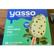 Yasso Frozen Greek Yogurt Bars, Mint Chocolate Chip: Calories ...