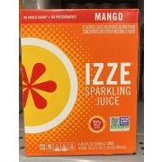 IZZE Juice Beverage Blend, Sparkling Juice, Mango: Calories, Nutrition ...