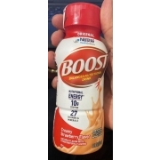 Boost Balanced Nutritional Energy Drink, Creamy Strawberry: Calories ...
