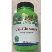 Daily Calcium Supplement Capsules, Cal-Gluconate: Calories, Nutrition ...