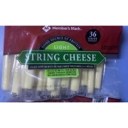 Member's Mark String Cheese, Light: Calories, Nutrition Analysis & More ...
