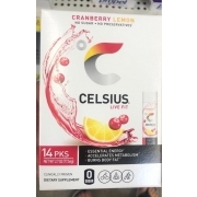 Celsius Essential Energy, Cranberry Lemon: Calories, Nutrition Analysis ...