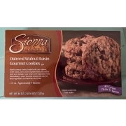Sienna Bakery Gourmet Cookies, Oatmeal Walnut Raisin: Calories ...