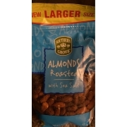Southern Grove Almonds, Roasted, With Sea Salt: Calories, Nutrition ...