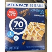 Fiber One Bars, Soft-Baked, Cinnamon Coffee Cake: Calories, Nutrition ...