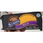 McCadam Cheese, Cheddar, Mild: Calories, Nutrition Analysis & More ...