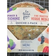 La Terra Fina Quiche, Variety Pack: Calories, Nutrition Analysis & More ...