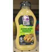 Taco Bell Sauce, Ranch, Avocado, Creamy: Calories, Nutrition Analysis ...