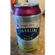 Trader Joe's Sparkling Water, Raspberry Lime: Calories, Nutrition Analysis & More | Fooducate