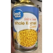 Great Value Corn, Golden Sweet, Whole Kernel, Canned: Calories ...