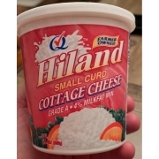 Hiland Cottage Cheese,Small Curd: Calories, Nutrition Analysis & More ...