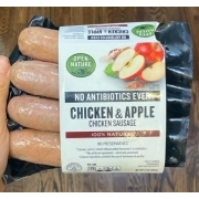 Open Nature Chicken Sausage, Chicken & Apple: Calories, Nutrition ...