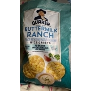 Quaker Rice Crisps, Buttermilk Ranch: Calories, Nutrition Analysis ...