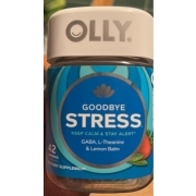 Olly Goodbye Stress, Dietary Supplement: Calories, Nutrition Analysis ...