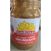 SunButter Sunflower Butter, No Sugar Added: Calories, Nutrition ...