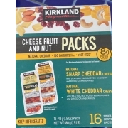 Kirkland Signature Packs, Cheese Fruit And Nut, Variety Pack: Calories ...