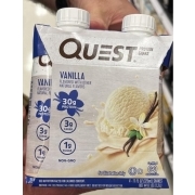 Quest Protein Shake, Vanilla Flavored: Calories, Nutrition Analysis ...