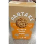 Partake Cookies, Ginger Snap, Crunchy: Calories, Nutrition Analysis ...