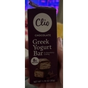 Clio Greek Yogurt Bar, Chocolate: Calories, Nutrition Analysis & More ...