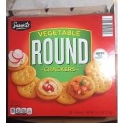 Savoritz Round Crackers, Roasted Vegetable: Calories, Nutrition ...