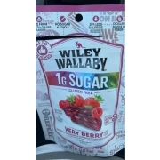 Wiley Wallaby Candy, Very Berry: Calories, Nutrition Analysis & More ...